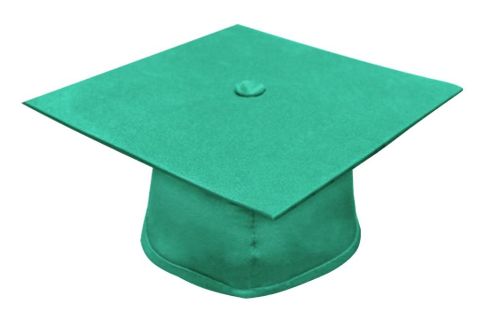 Matte Emerald Green Elementary Cap – Gradshop